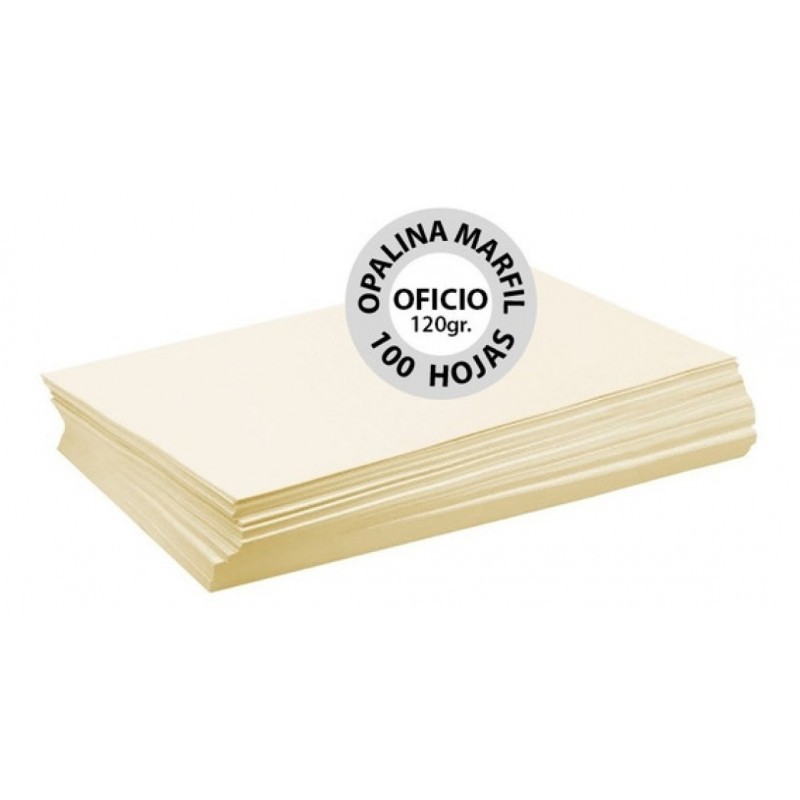Papel Opalina Copamex Facia Premium Multifuncional Carta Marfil 120 gr ...